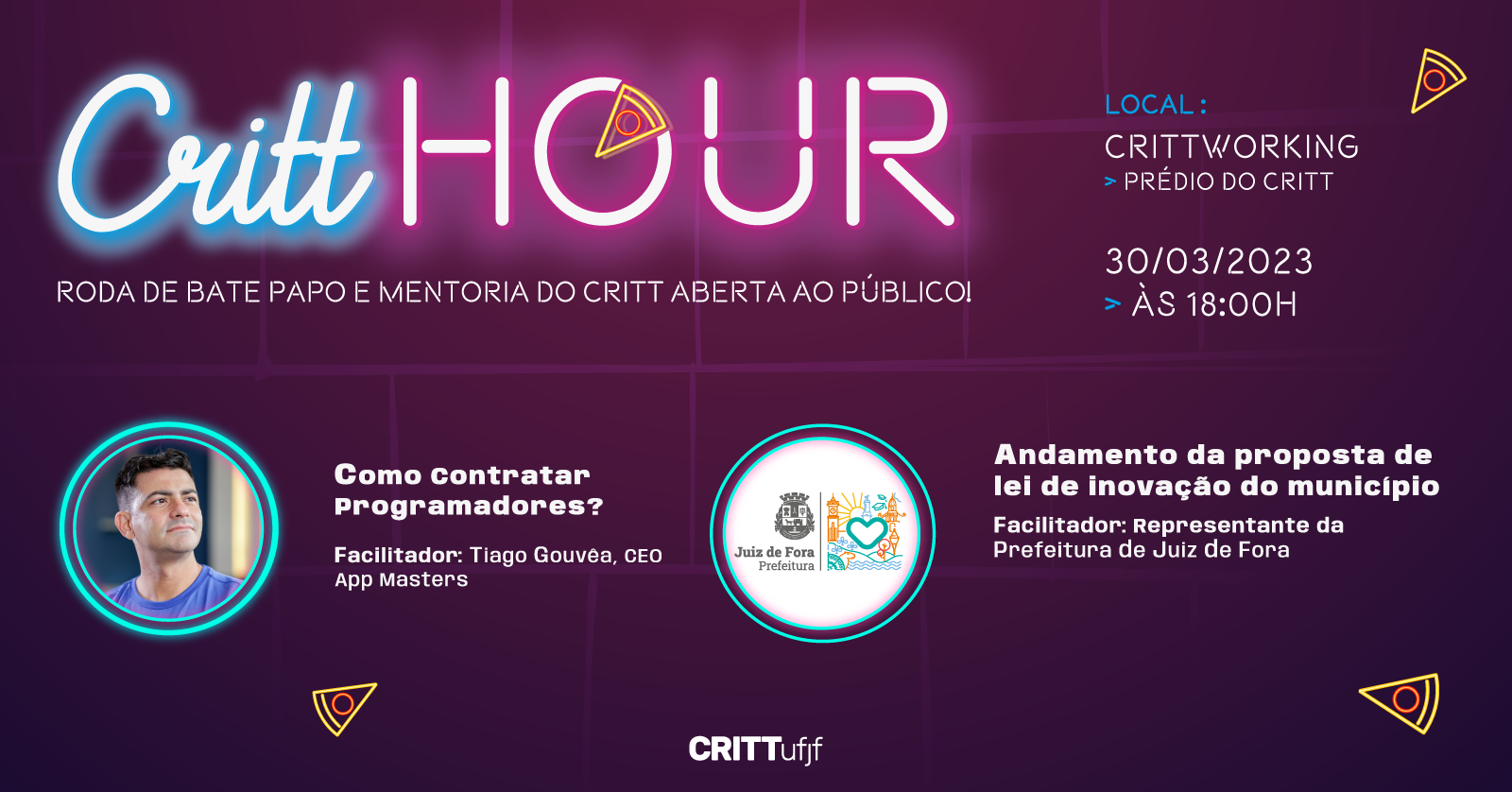 Critt promove Segunda edição do CrittHour - Critt