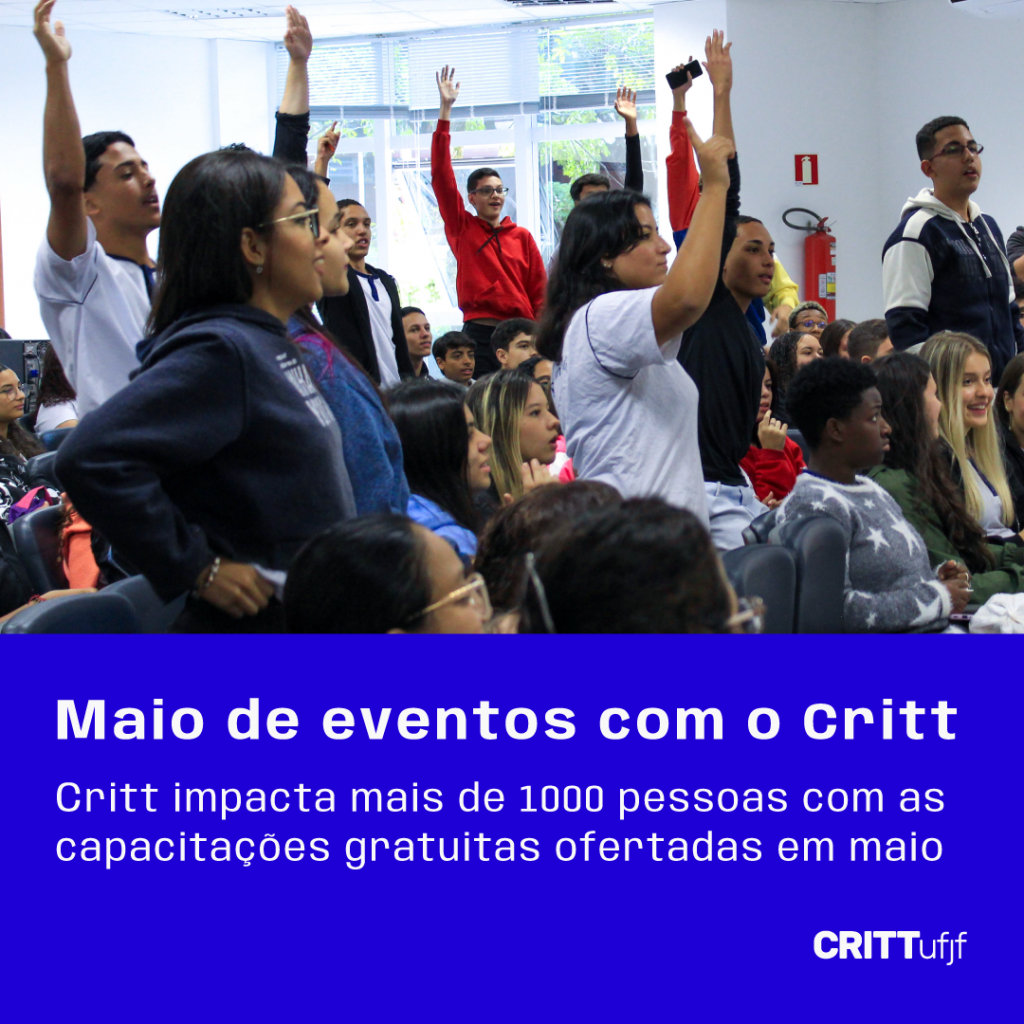 Maio de eventos com o Critt - Critt