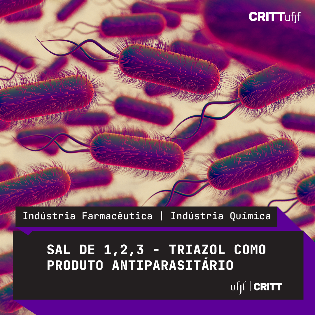 Sal de 1,2,3 - Triazol como Produto Antiparasitário - Critt