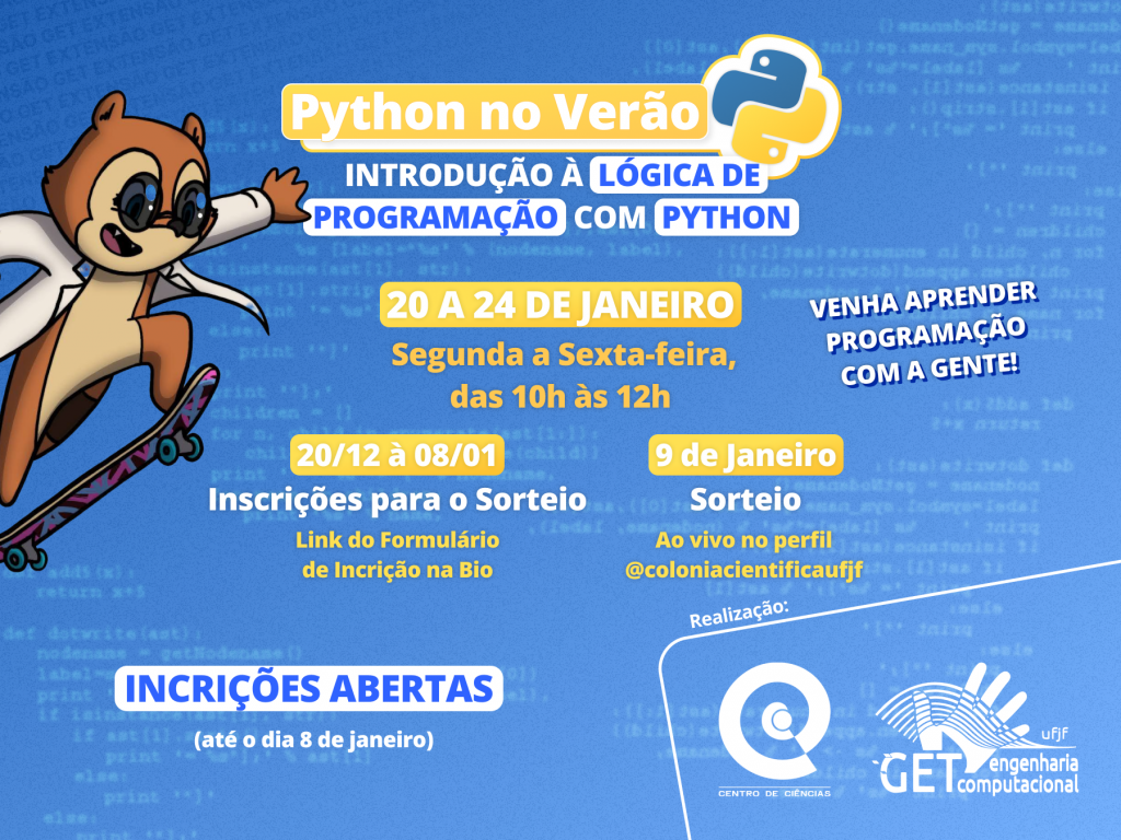 Python no Verão: Introdução à Lógica de Programação - GET Eng ...