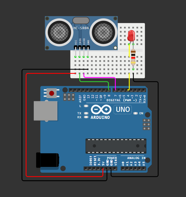 Sensor de Distância HC-SR04 - LabMaker