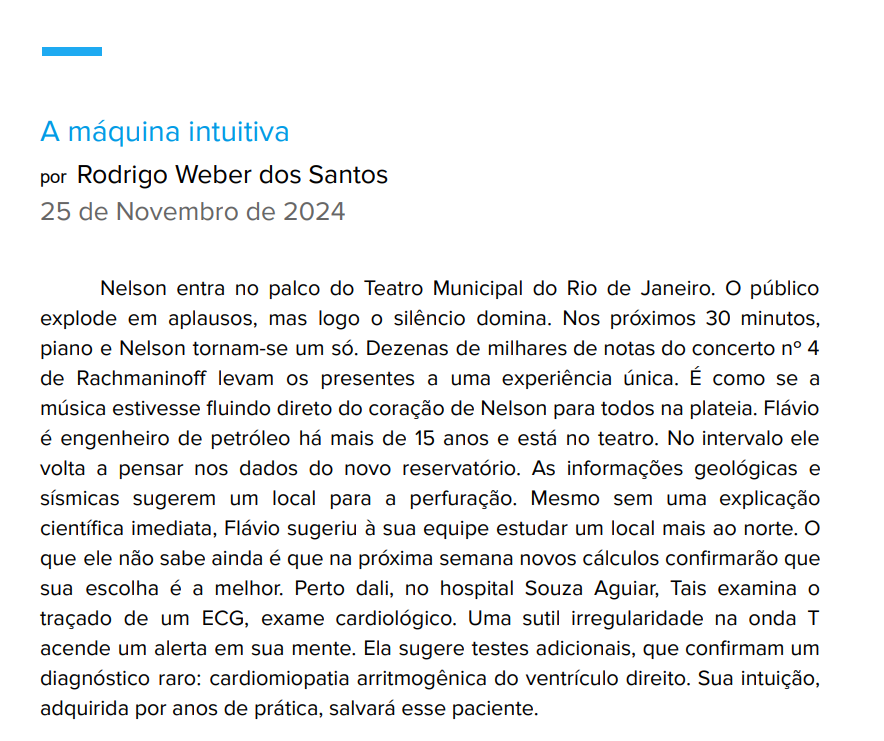 Texto sobre IA escrito por nosso docente - Pós-Graduação em Modelagem ...