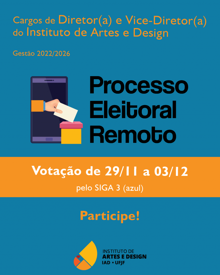 Eleição para a Direção e Vice-Direção do IAD - Programa de Pós ...